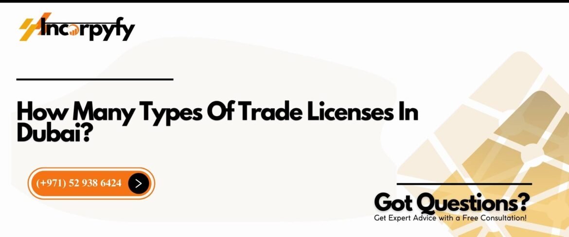 How Many Types Of Trade Licenses In Dubai? - Incorpyfy Corporate ...