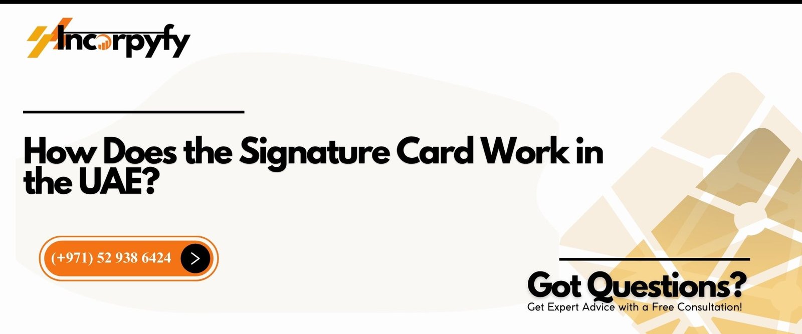 How Does the Signature Card Work in the UAE? | Incorpyfy